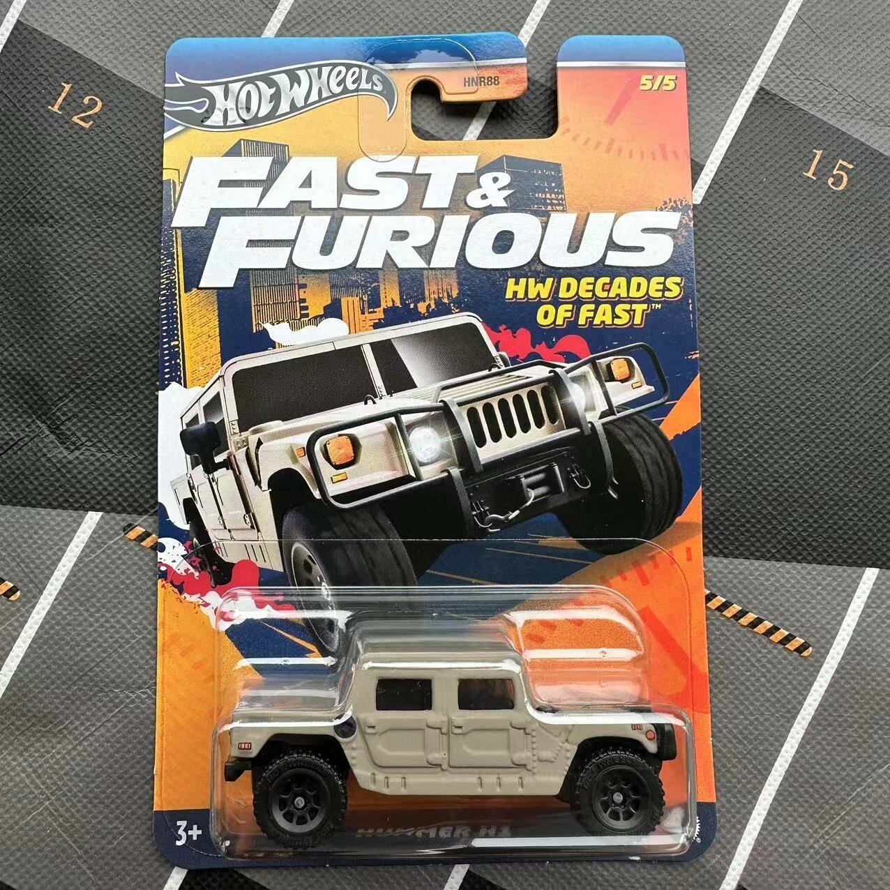 Hot Wheels форсаж 1:64 литой автомобиль HNR88(5-Хаммер H1)