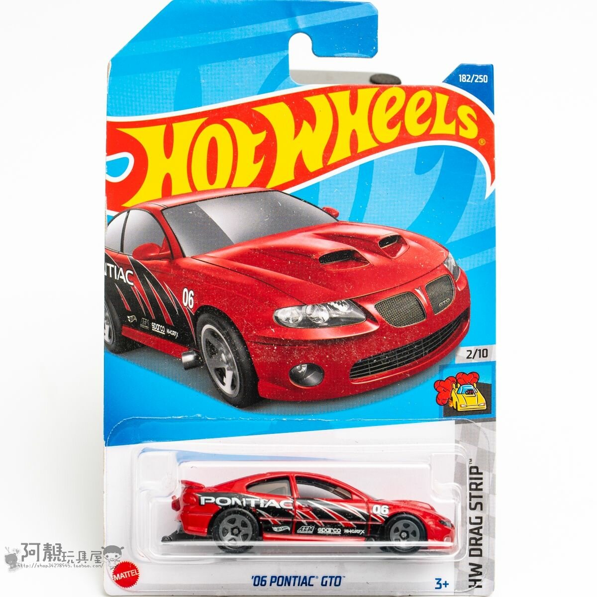 Hot Wheels 2023L, Литая модель автомобиля 1:64(182-06Понтиак GTO)