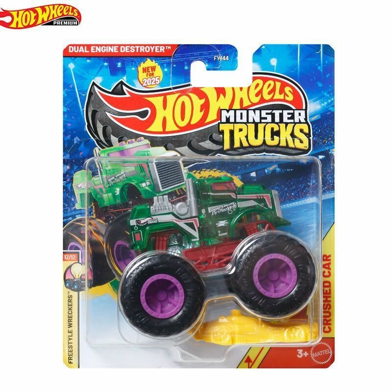 Hot Wheels Monster Trucks Bigfoot, литая модель 1:64(JCD72-зеленый)