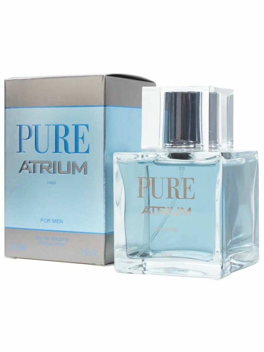 Туалетная вода Geparlys Pure ATRIUM 100ml (аромат Azz Chrome) для мужчин