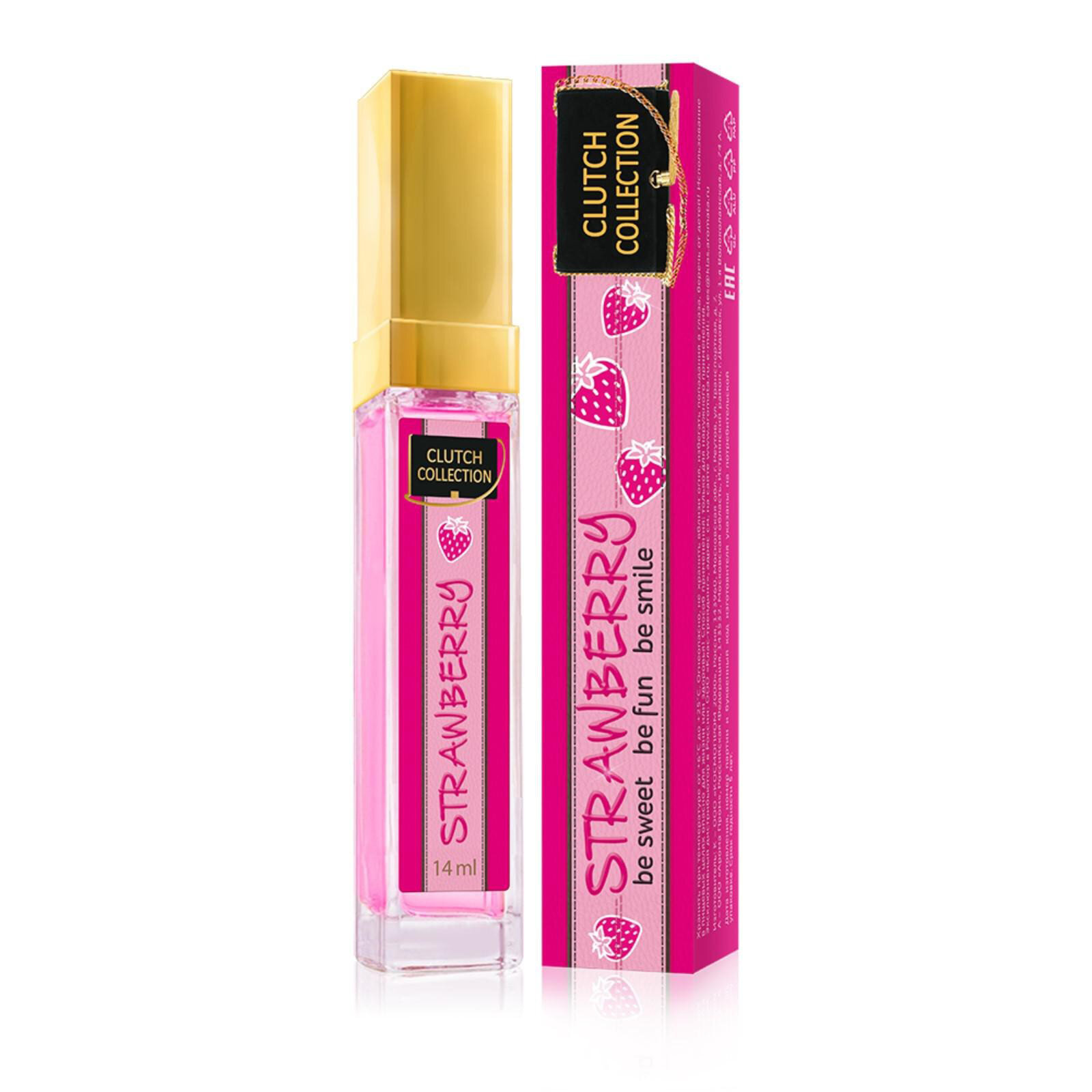 Туалетная вода City Parfum Clutch Collect STRAWBERRY 14ml для женщин