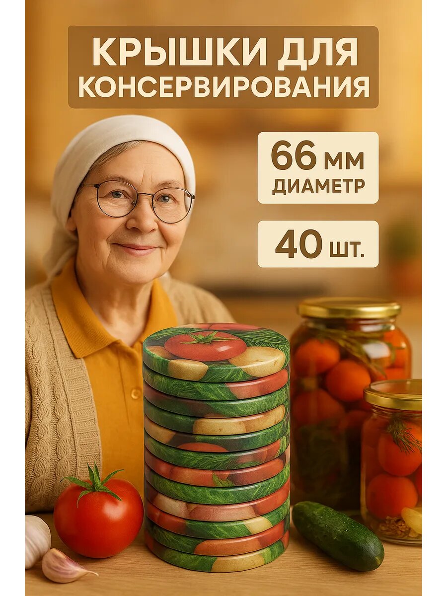 Крышки для консервирования банок закаточные