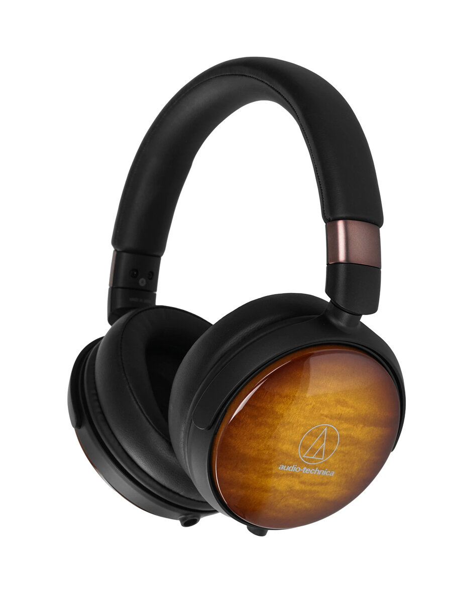 Audio-Technica ATH-WP900, черный/коричневый, проводные наушники