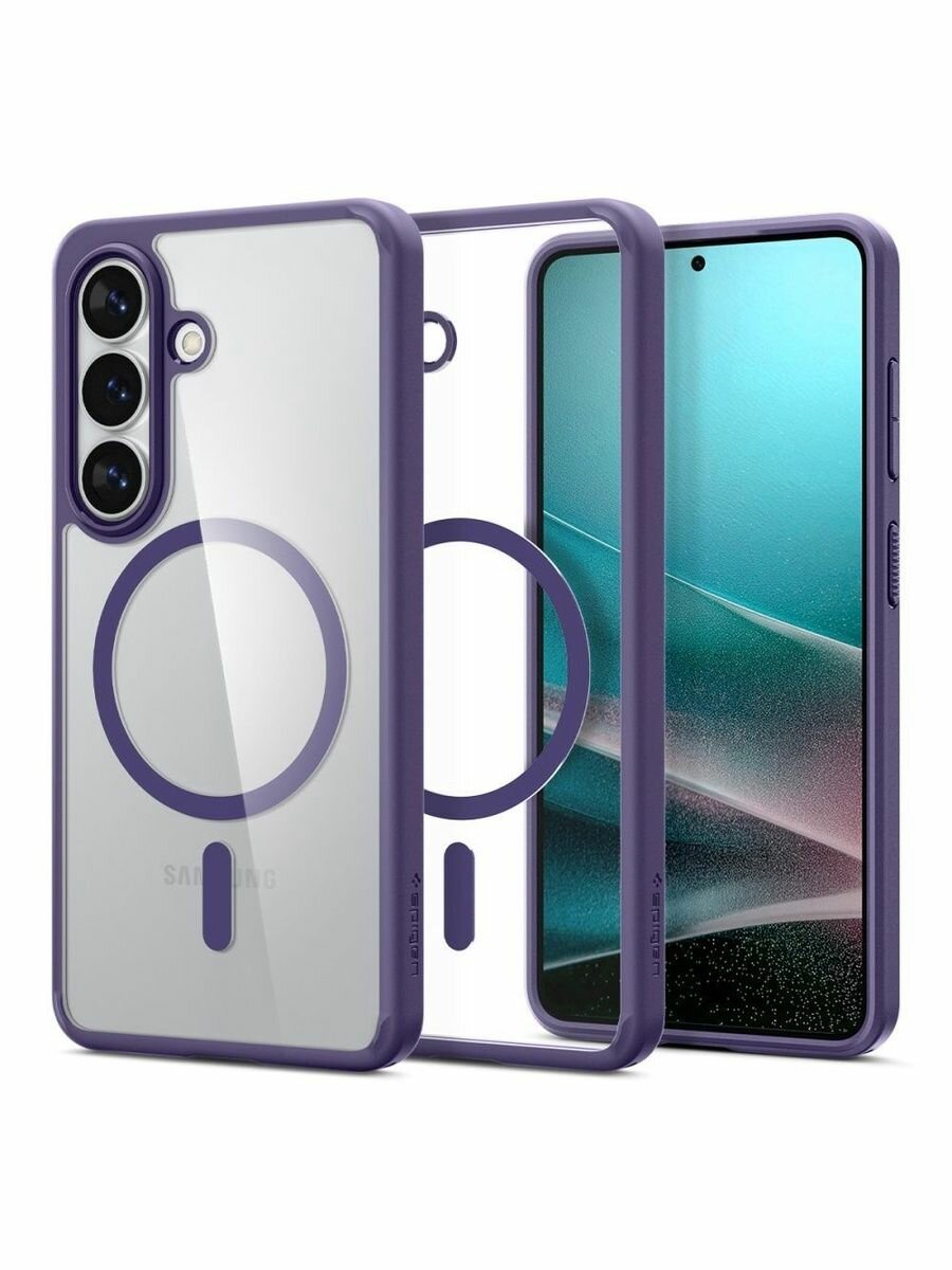 Чехол на Samsung Galaxy S26, Spigen Ultra Hybrid Magsafe (ACS11220), противоударный, бортики для защиты камеры и дисплея / Чехол на Самсунг Галакси С26