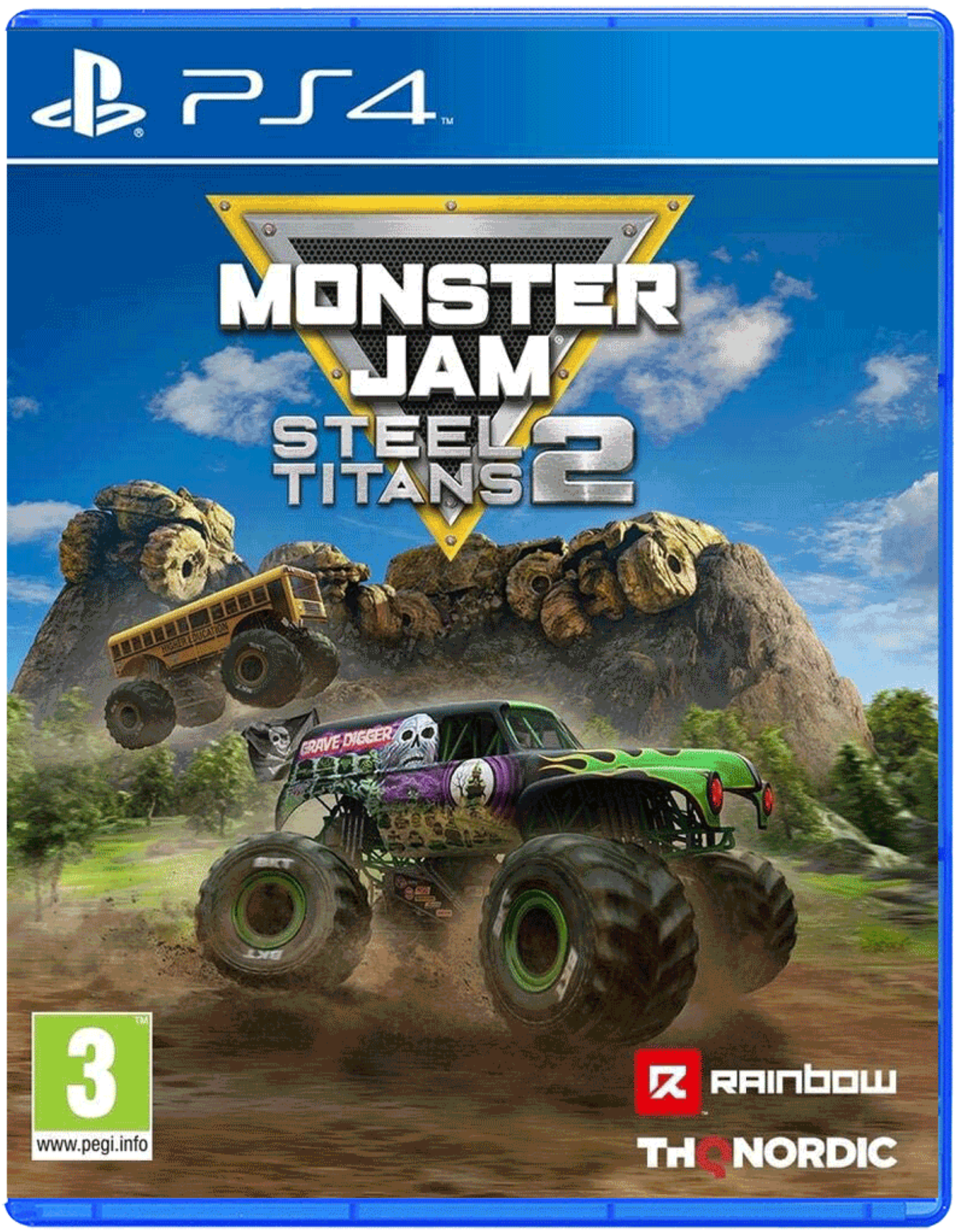 Monster Jam: Steel Titans 2 (русские субтитры) (Игра на диске) (PS4)