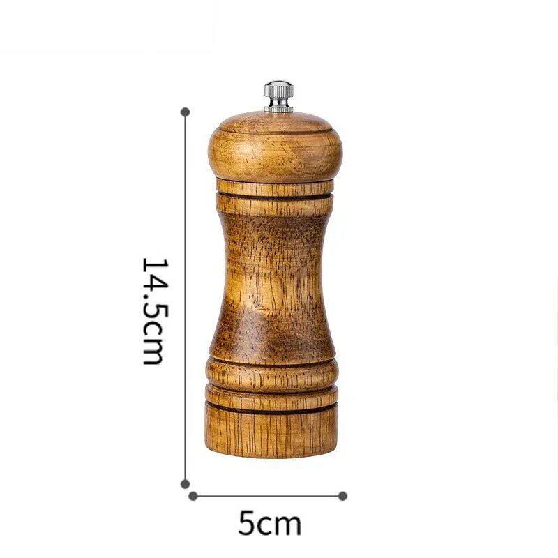 Деревянная мельница для специй Venlohome, 14.5x5 см, Цвет: 5 Inch