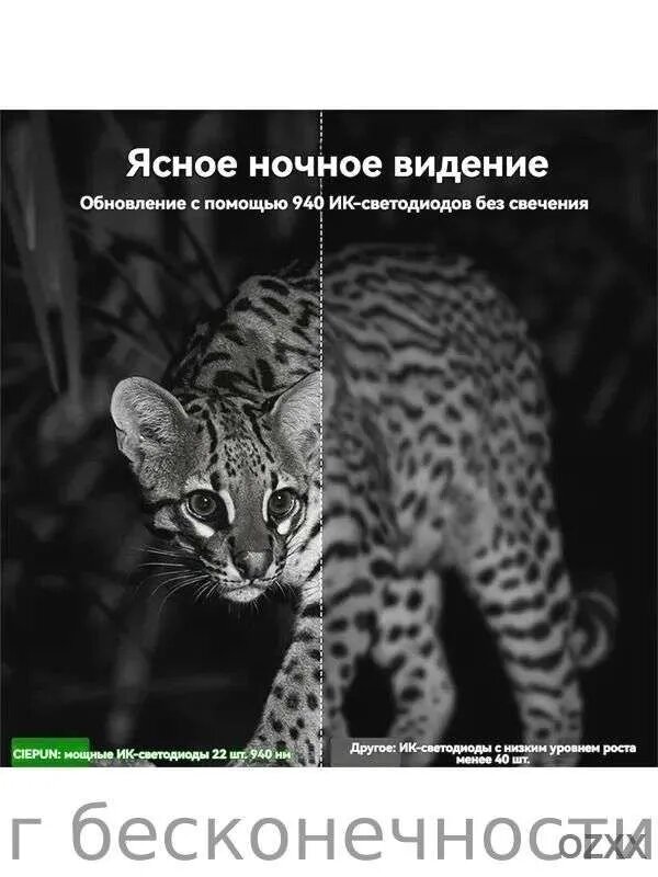 Фотоловушка 4K Ultra HD с датчиком движения и ночным видением, для охоты и наблюдения в камуфляжном корпусе — фото 1