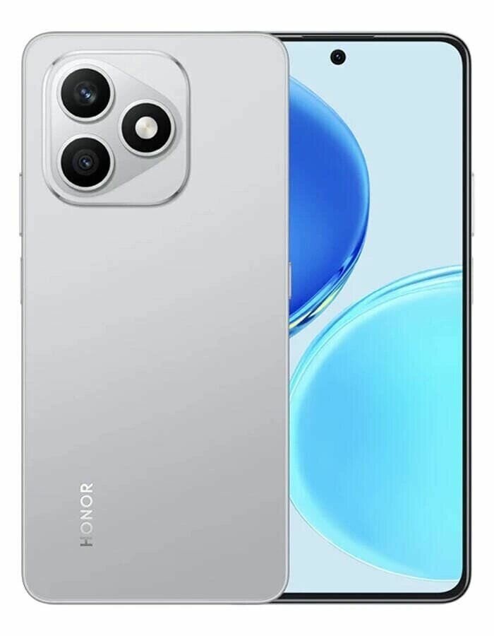 Смартфон Honor X8D, AMOLED, 6.77", 128GB, 120Hz, стекло, вельветовый, серый