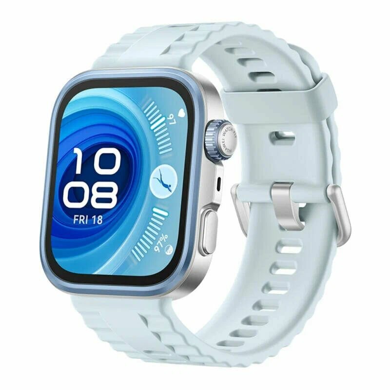 Смарт-часы HUAWEI Watch FIT 4 Pro (2025) Global, ремешок из фторэластомера, голубой