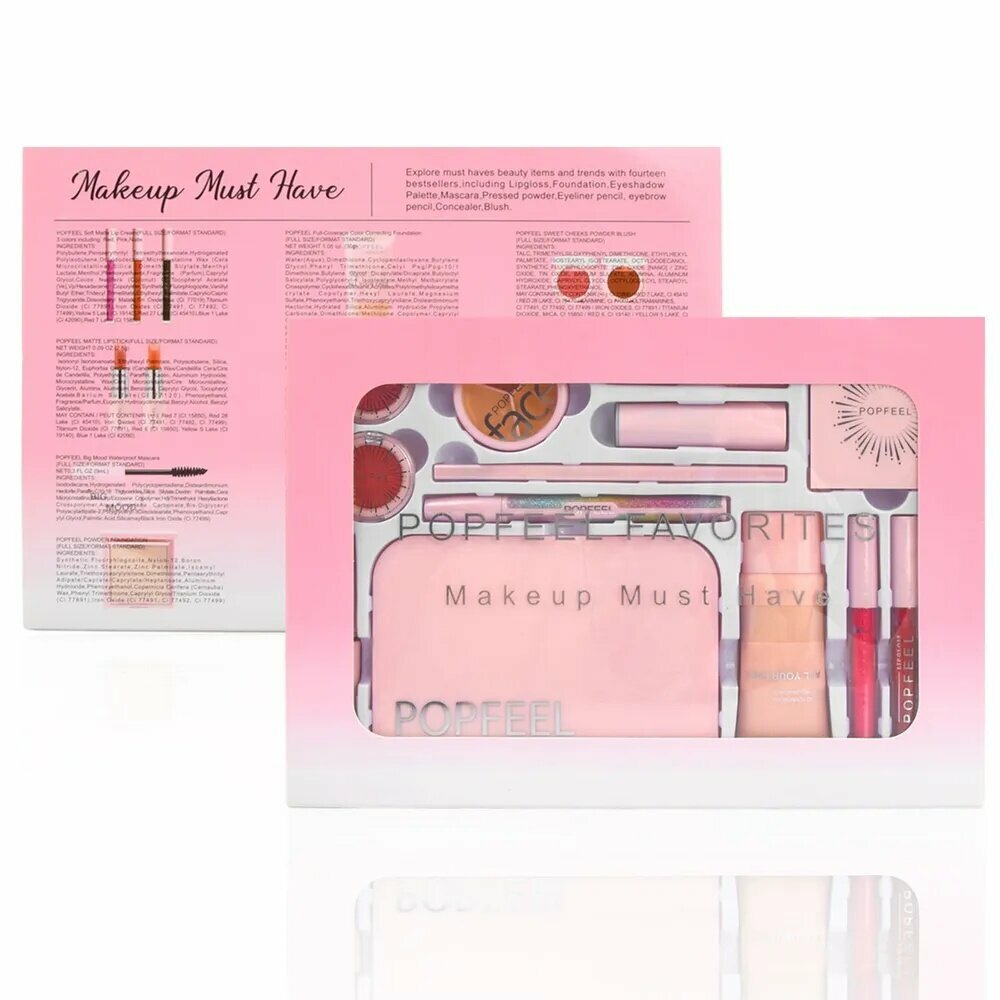 Универсальный набор макияжа с тональным кремом против акне