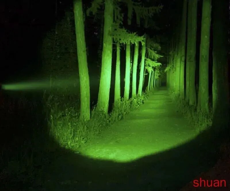 Тактический зеленый подствольный фонарь, супер яркий, светодиодный, с фиксированным фокусом