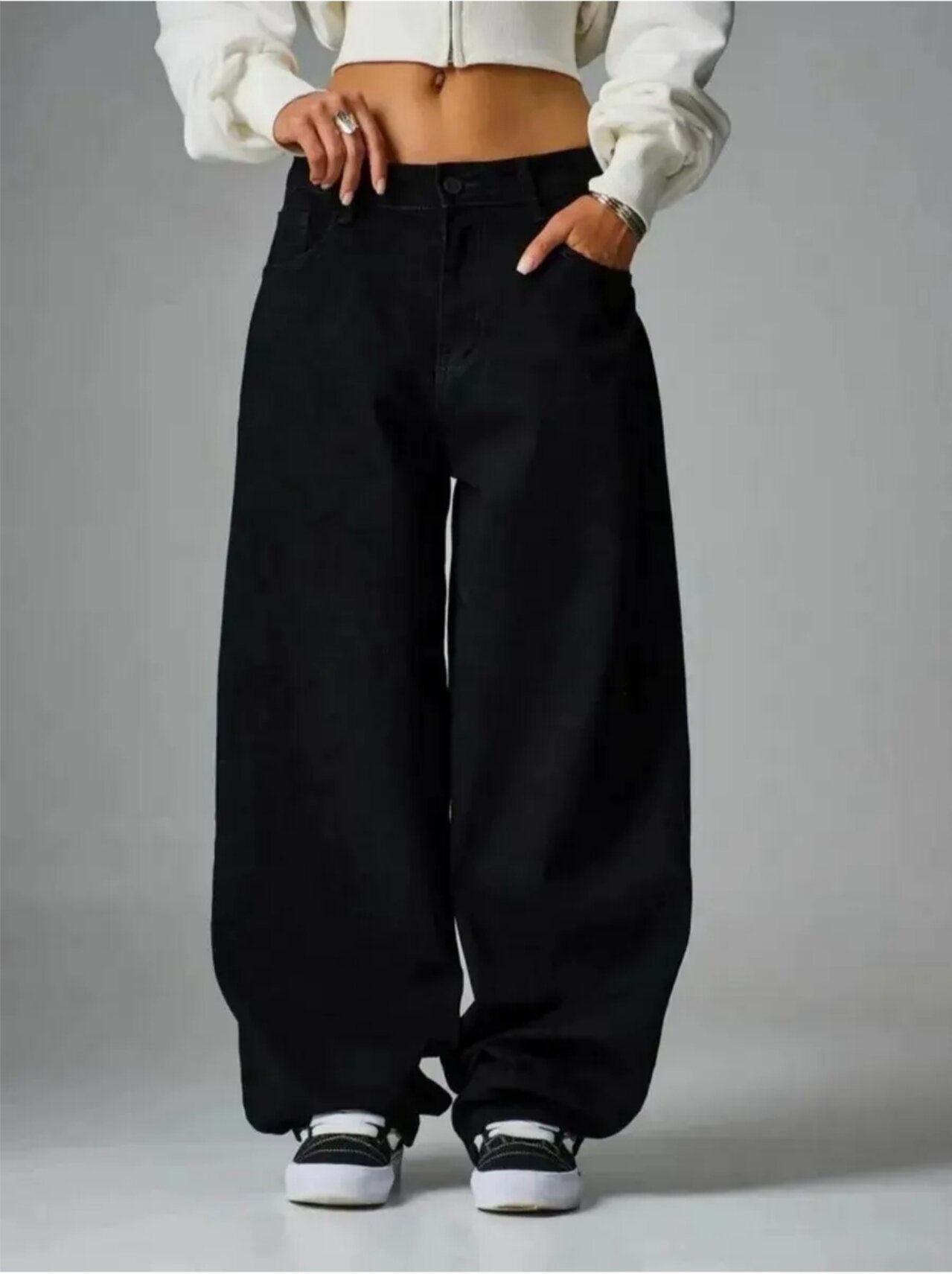 Джинсы багги