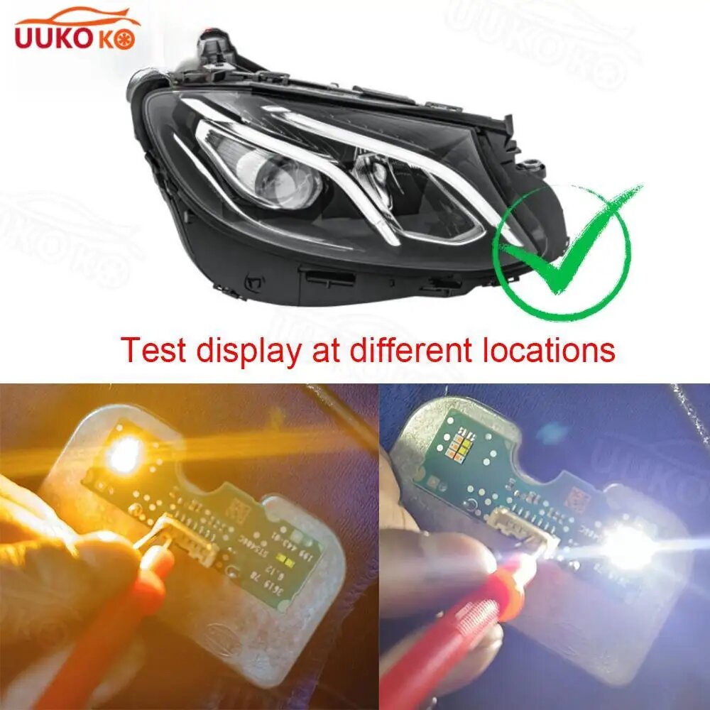 Для Mercedes Bens W213 E Class 2016-2019 автомобильные фары дневные ходовые огни 2pcs left and right