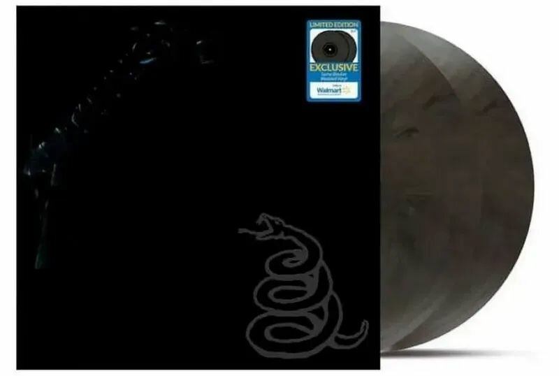 Виниловая пластинка Metallica - Metallica (Limited Edition, Clear with Black Marble, 180g, Remastered)