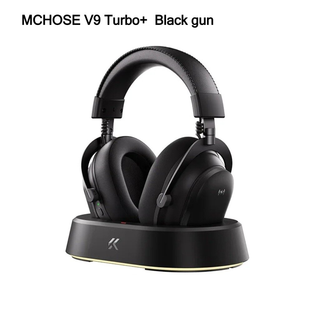 MCHOSE V9 Turbo+ Беспроводная Киберспортивная гарнитура с четырьмя режимами зарядки, устанавливаемая на голову