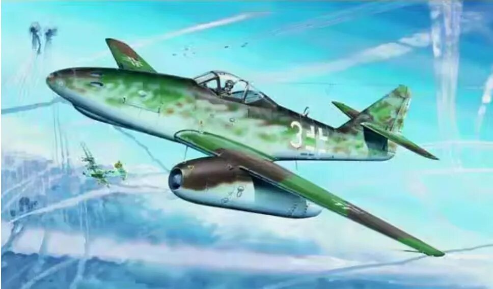 Trumpeter 02260 1/32 Мессершмитт Me 262 A-1A тяжелое вооружение