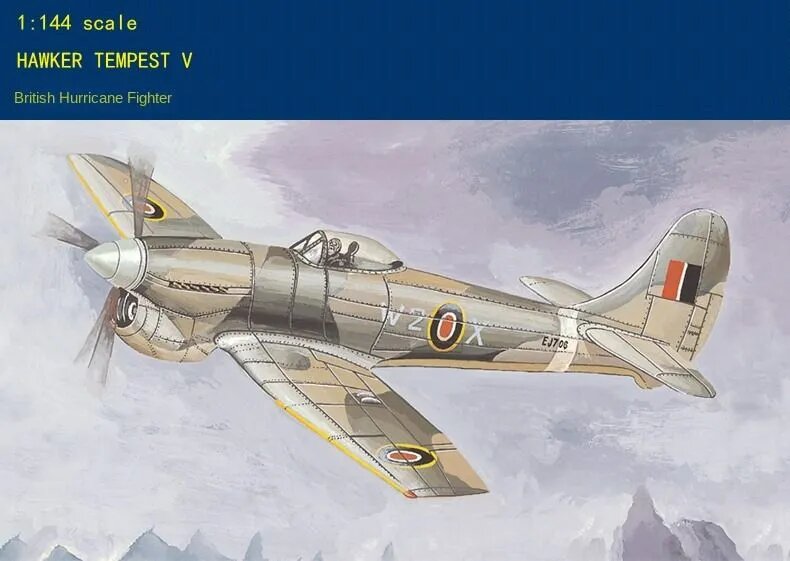 HOBBYBOOS 80405 1/144 Англия HAWKER TEMPEST сборная модель самолета