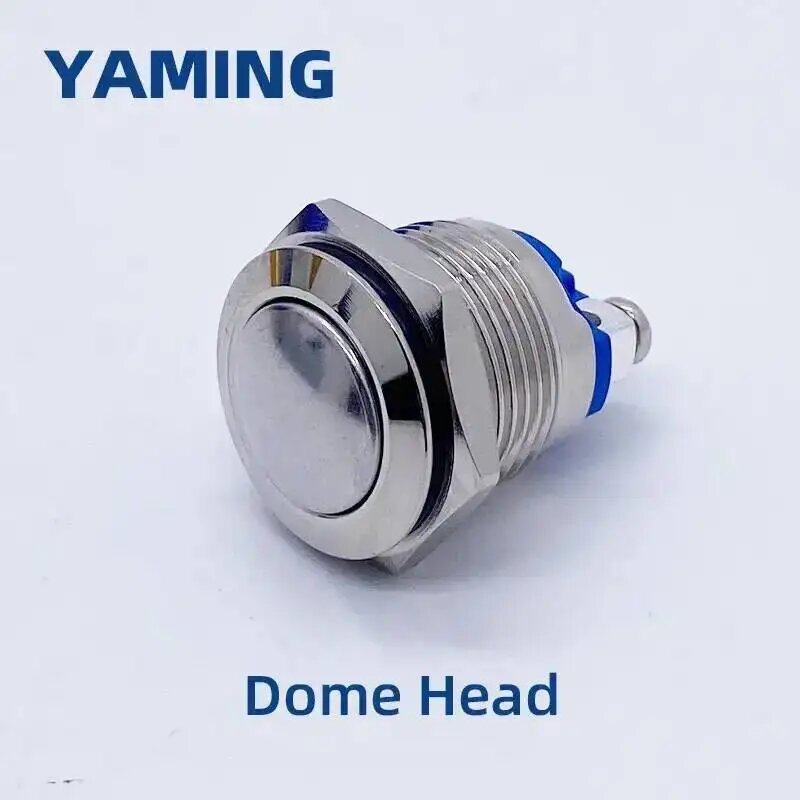 Металлический кнопочный переключатель Dome Head 16 мм