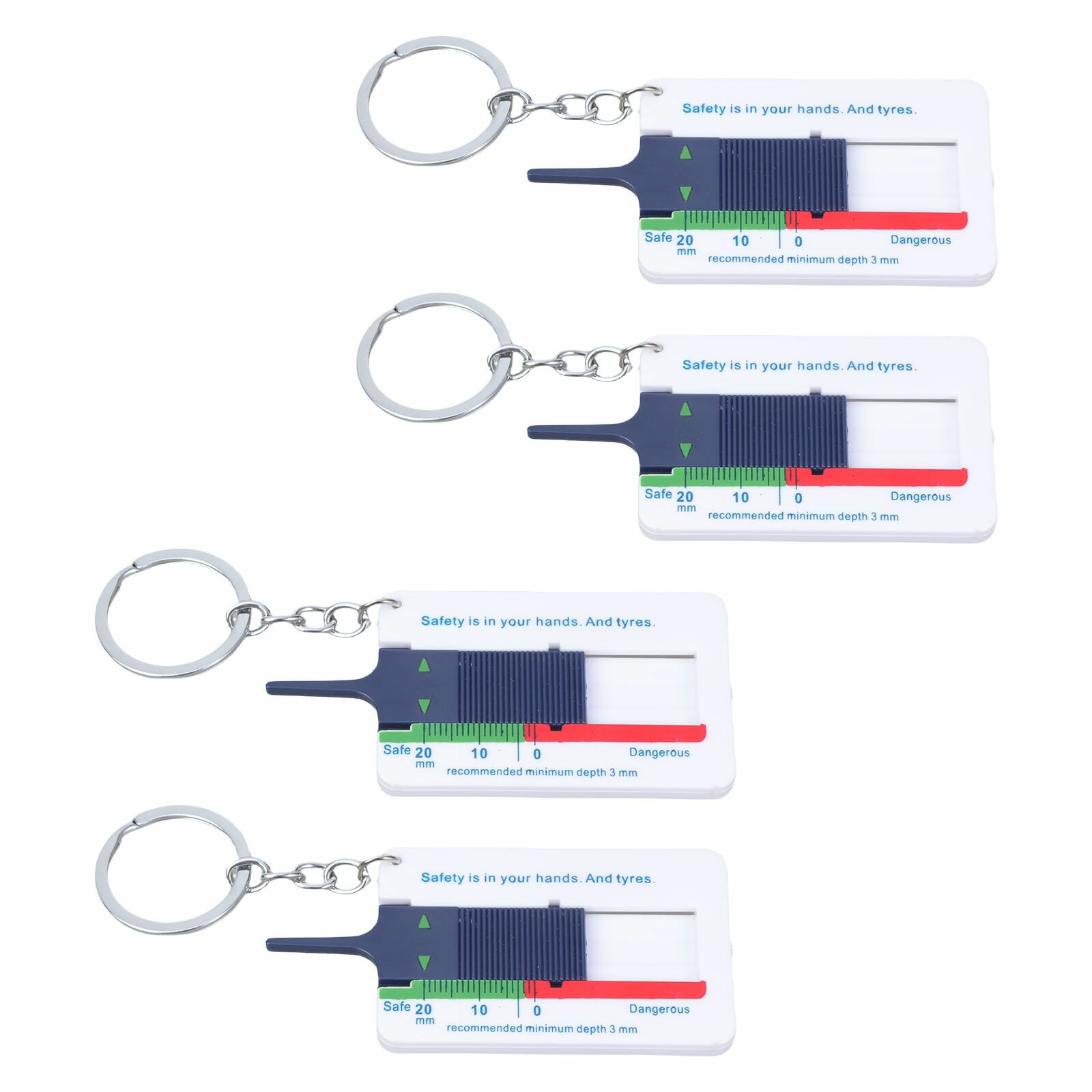 Прочный измеритель глубины протектора 0-20 мм для грузовиков и мотоциклов