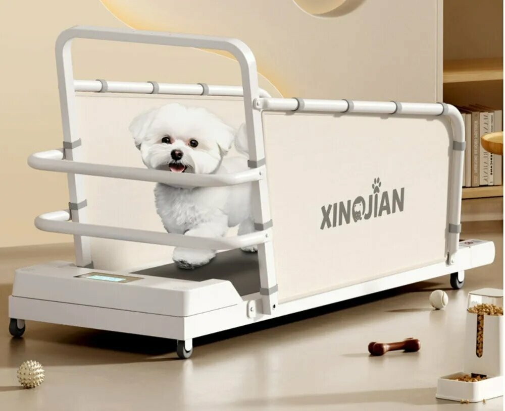 Белое беговое колесо для домашних животных, подходит для собак и кошек