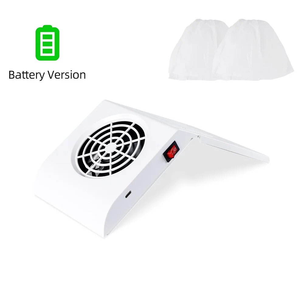 Мини пылесборник для ногтей foreverlily L103, белый (Battery Version)
