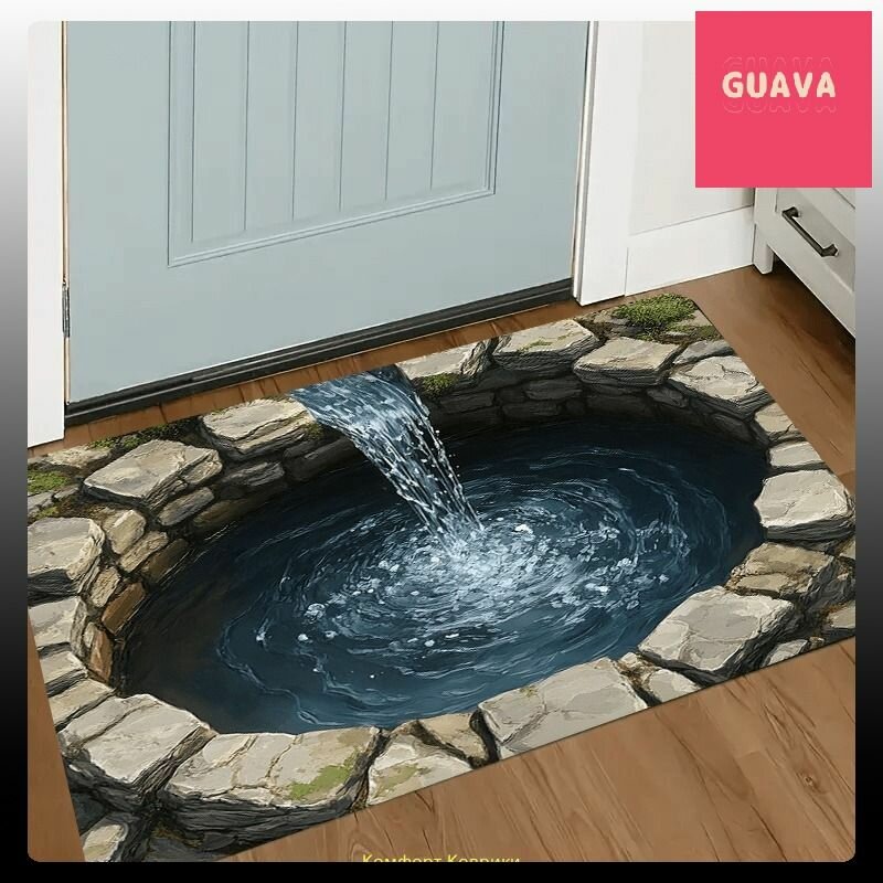 Каменная циновка для двери малого бассейна, персонализированный одиночный продукт для модного украшения