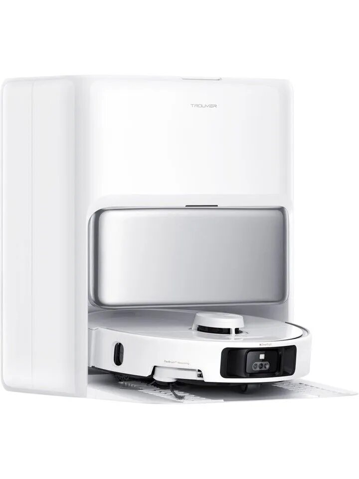 Робот-пылесос Trouver Robot Vacuum P50 Pro Ultra с функцией мытья пола, Wi-Fi, 19000 Па, белый