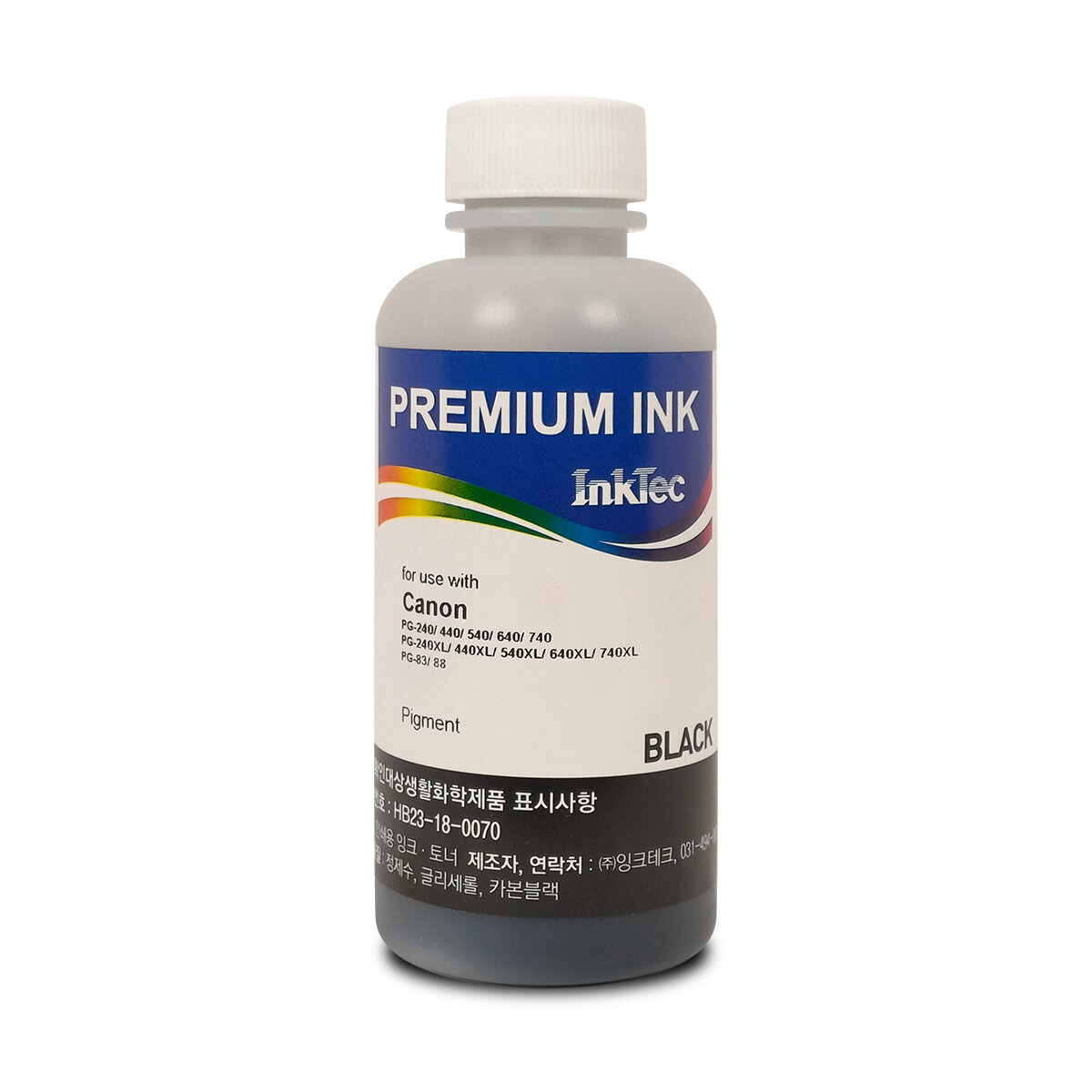 Чернила InkTec (C5040-100MB) для Canon (PG-440Bk) 100 мл (Pigment Black)