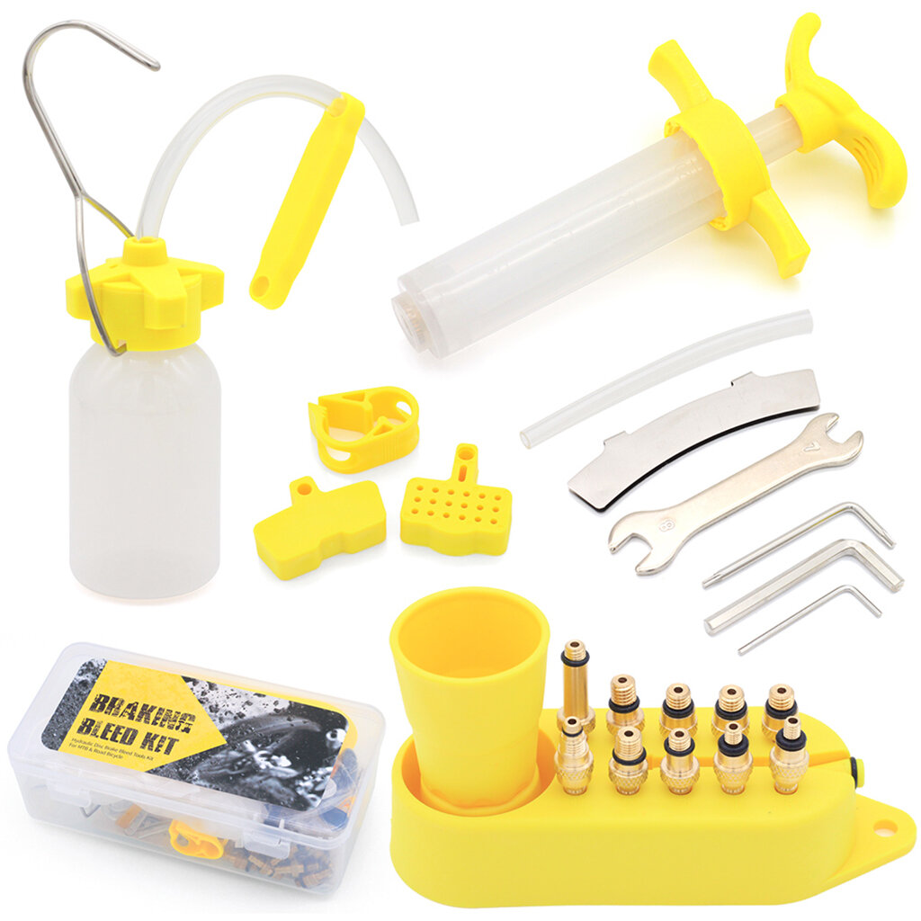 Универсальный Комплект Для Слива Масла из Гидравлического Дискового Тормоза Велосипеда Magura Hope Tektro Sram Avid Mule Hayes Bike Brake