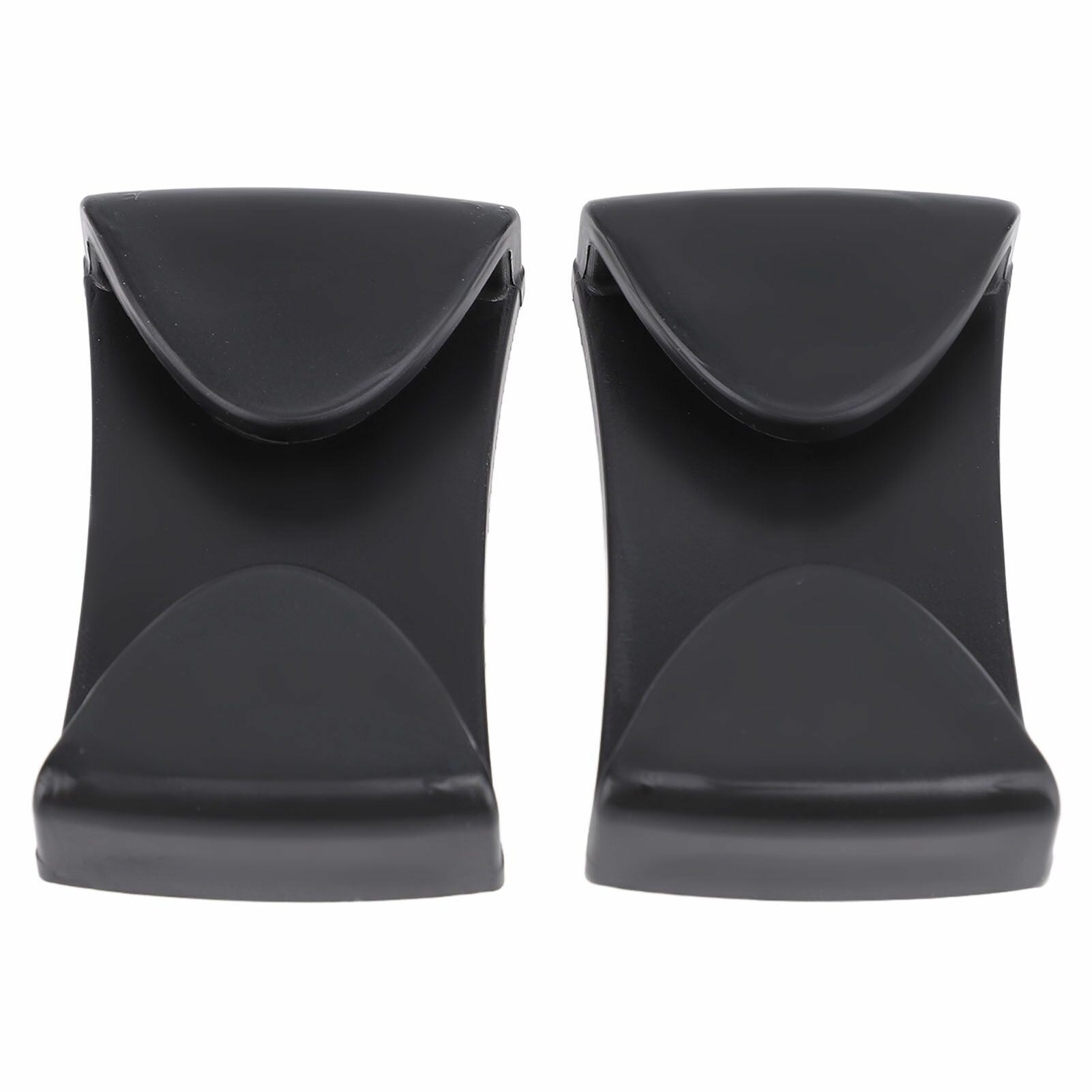 Зажимы для горнолыжных очков, 2 шт, зажим для шлема для зимних спортивных очков, легко устанавливаемые, аксессуары для лыж, черные, прочные