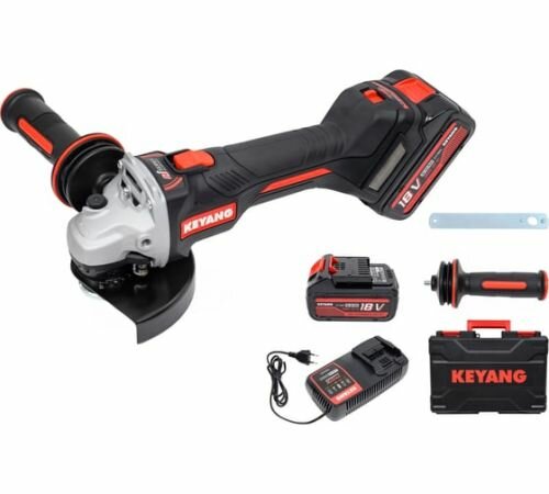 Keyang Угловая шлифмашина DG20BLH-125SV (Set) 125 мм, 2 АКБ+1 ЗУ
