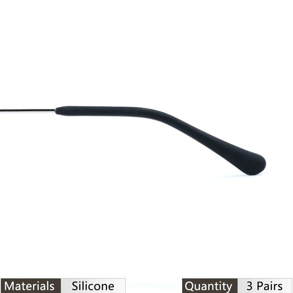 COLOUR_MAX 3 пары силиконовых противоскользящих насадок для очков, амбушюры, носки, насадки для трубок, фиксаторы для очков