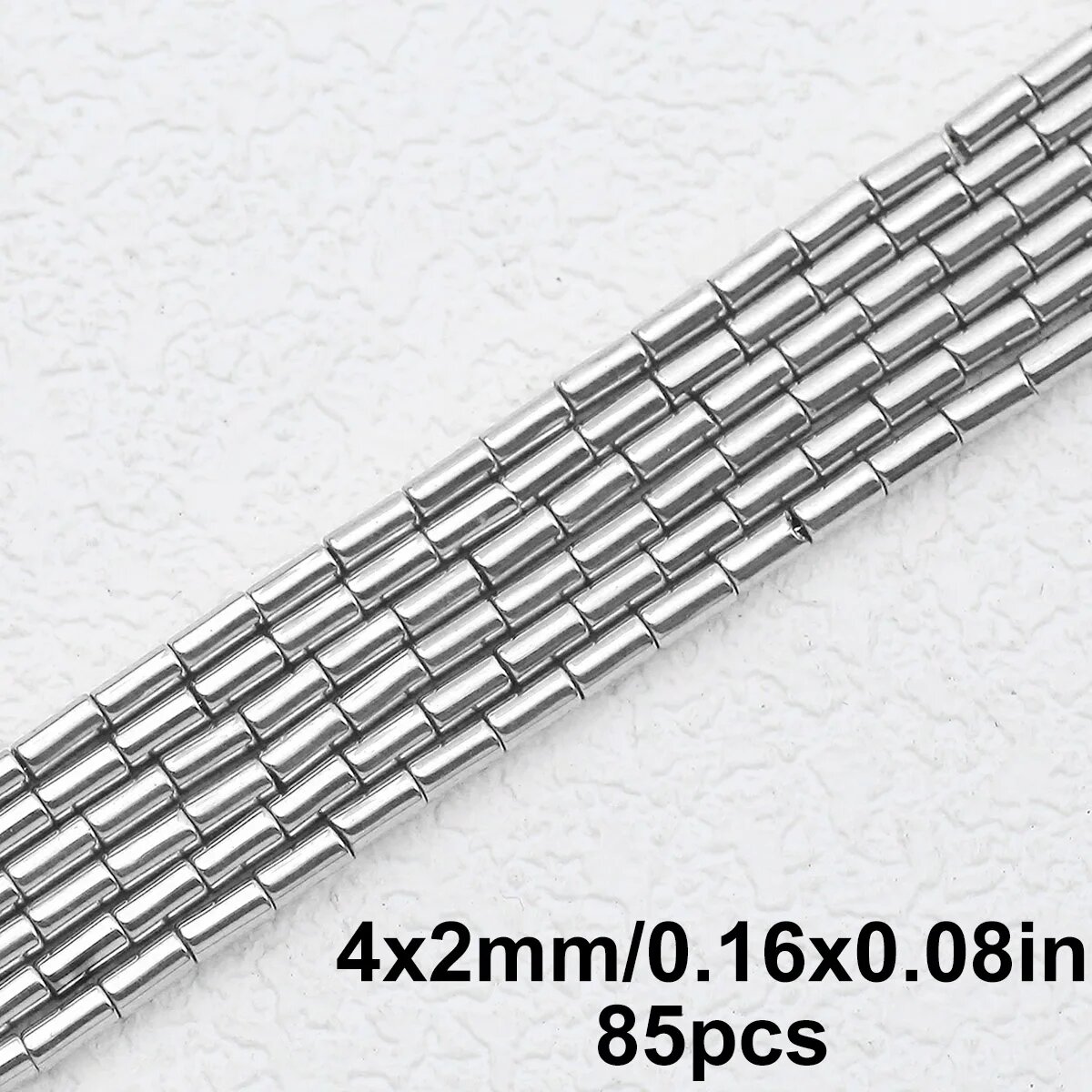 Бусины из гематита wlyees 6-8 мм Серый, HDS353-5