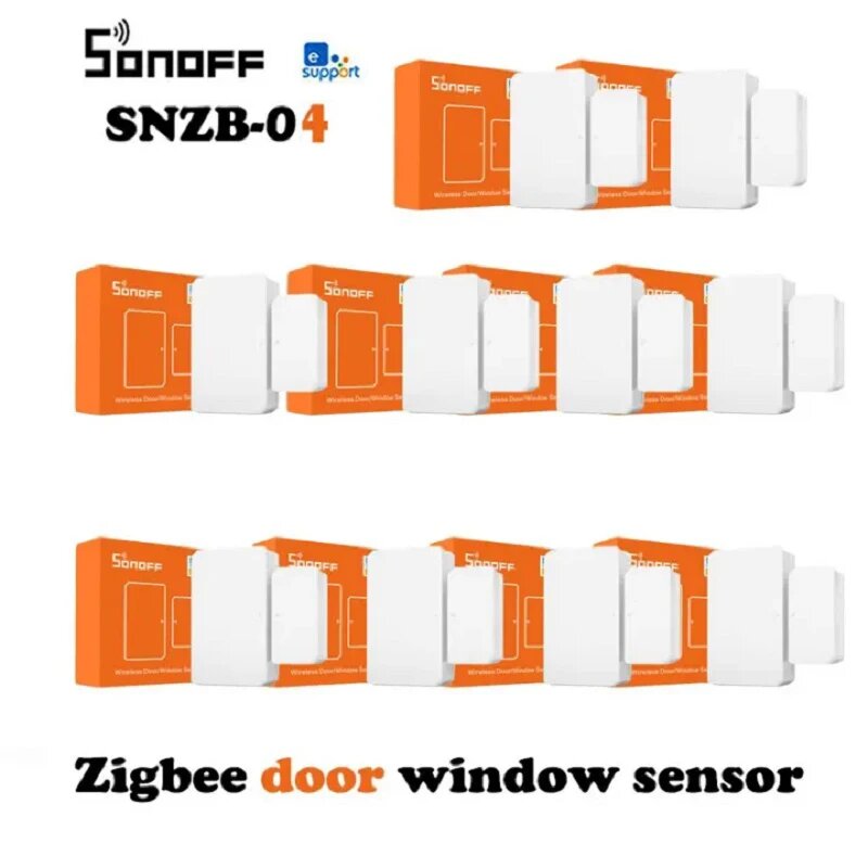 SONOFF SNZB-04P, комплект 10шт датчик открытия двери/окна — фото 1