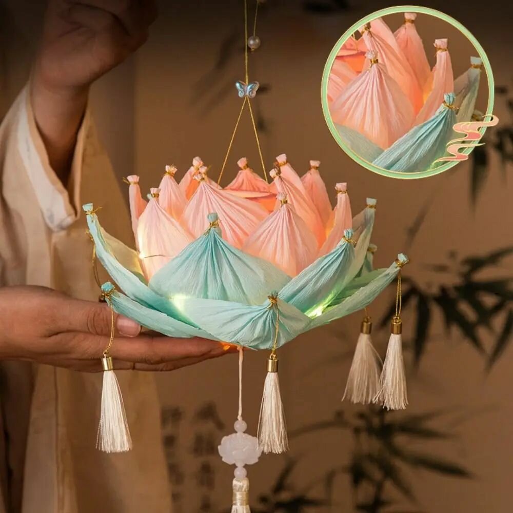 DIY Искусственная лампа в виде лотоса