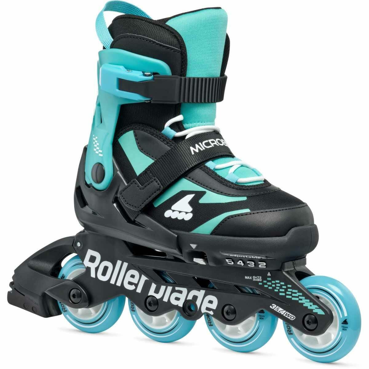 DECATHLON ролики Rollerblade Microblade, синий, размер 36/40