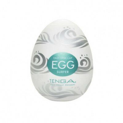 TENGA EGG Серия Мастурбатор Яйцо с Узором Волн для Мужчин, Гладкая Текстура, EGG-012, Дискретная Секс-Игрушка