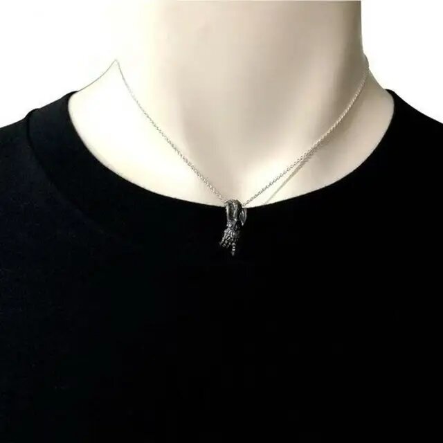 Винтажное ожерелье с подвеской в виде железной руки Ankh для мужчин, металлические ожерелья в маске Kamen Rider, фанаты, ювелирные изделия для косплея, аксессуары