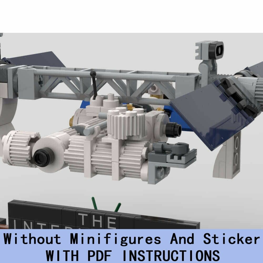 140шт. Конструктор Mini ISS MOC same scale as the 21321 set main model Набор строительных блоков