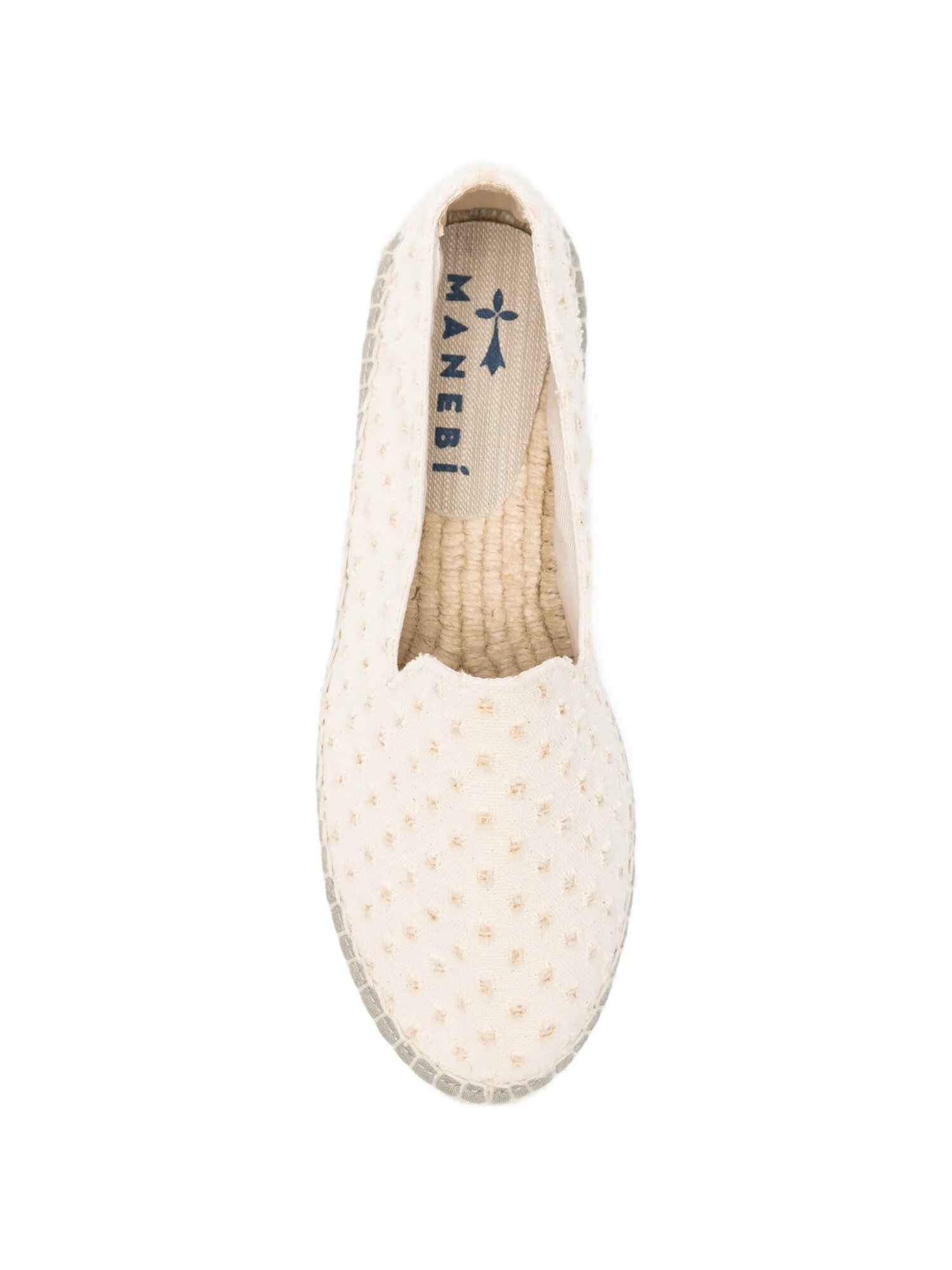Эспадрильи Manebi Beige textured espadrilles, размер 40, разноцветный — фото 1