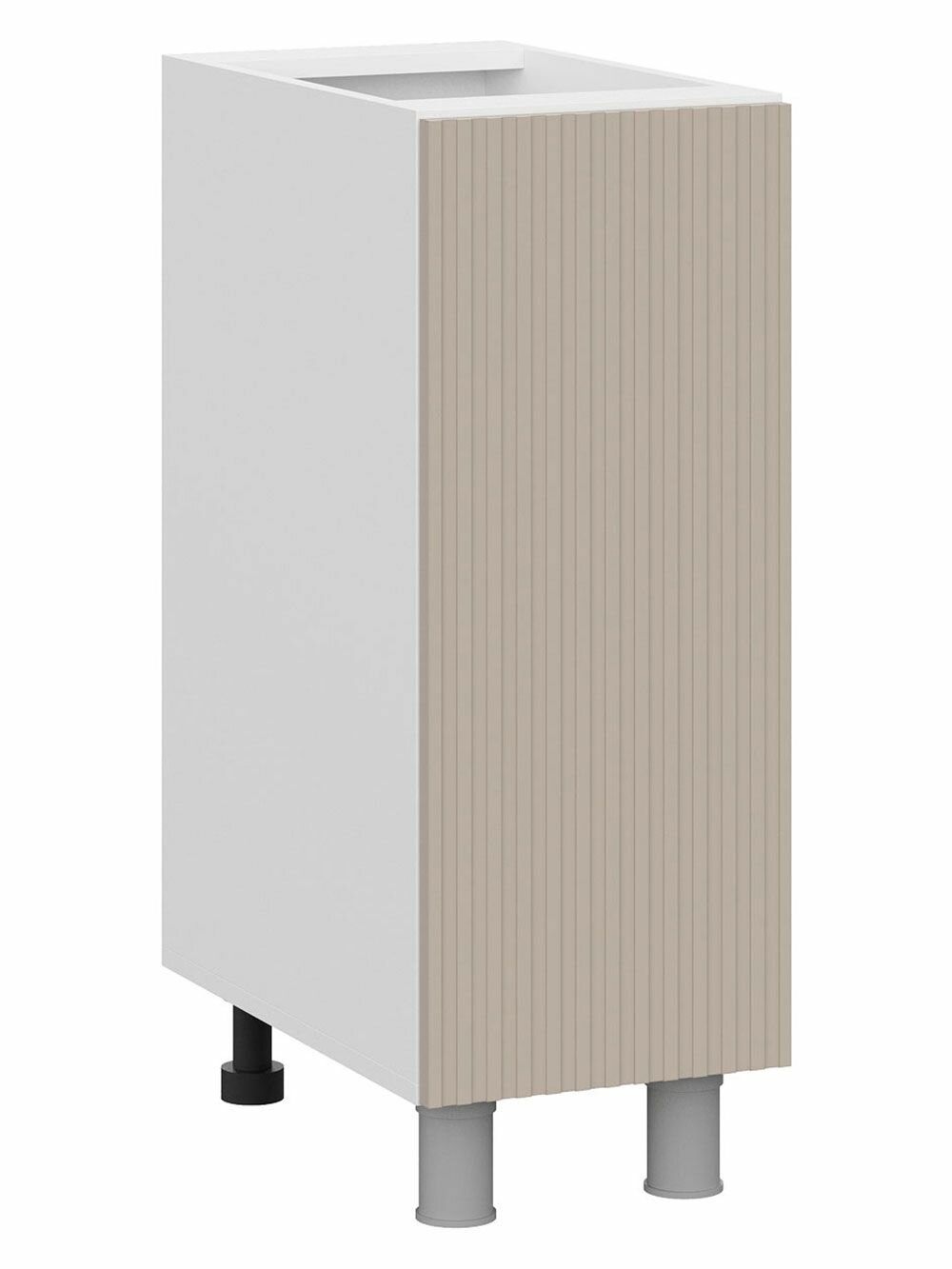 Кухонный модуль напольный, стол Стайер 30х50.6х82.4 см, Белый / Меланж