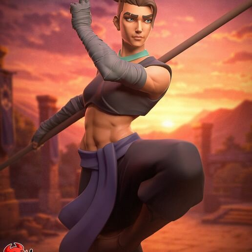 Сборная модель Beauregard (The Mighty Nein), 200мм, 1/10 для покраски