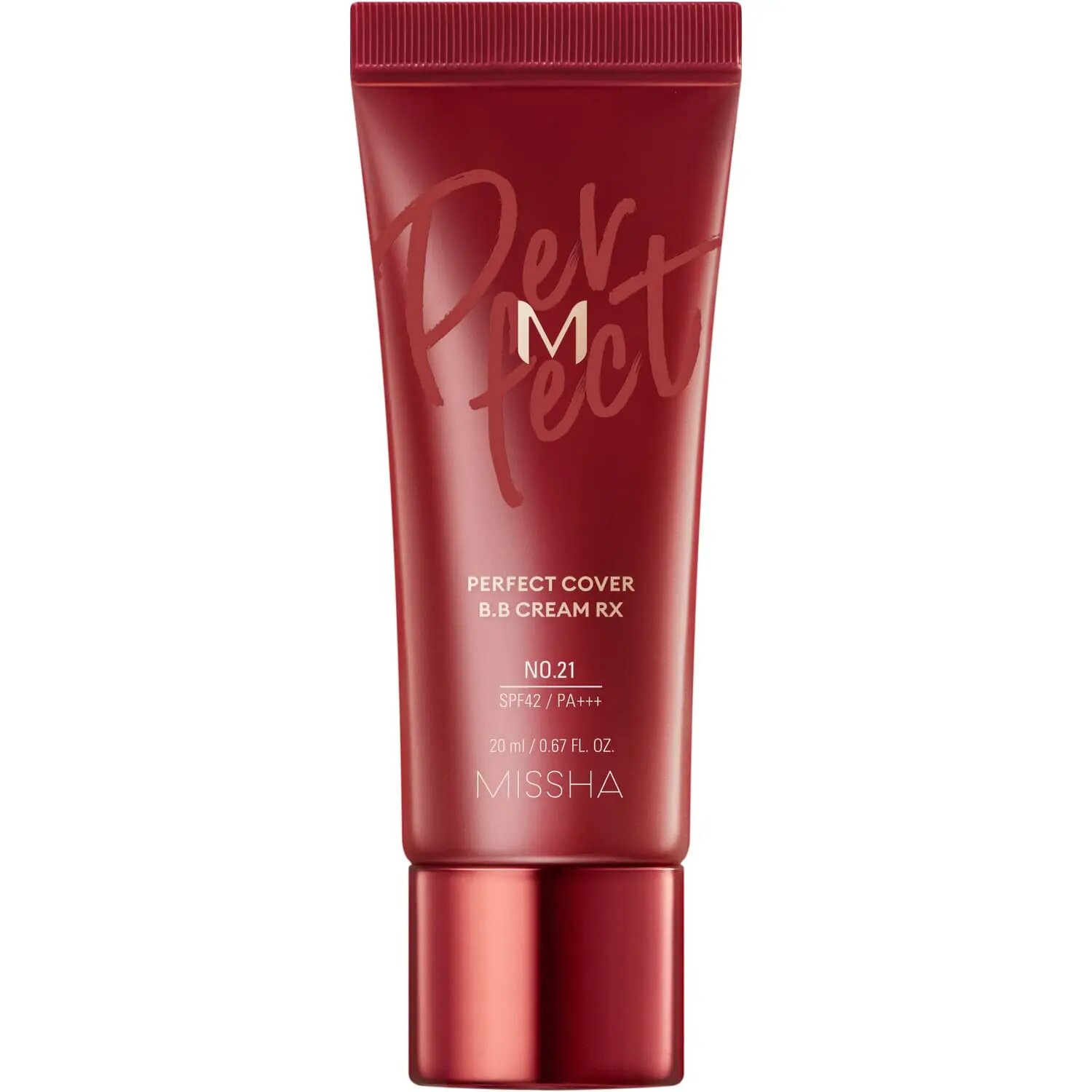 Тональный BB крем MISSHA M Perfect Cover BB Cream Rx SPF42/PA+++, 20 мл
