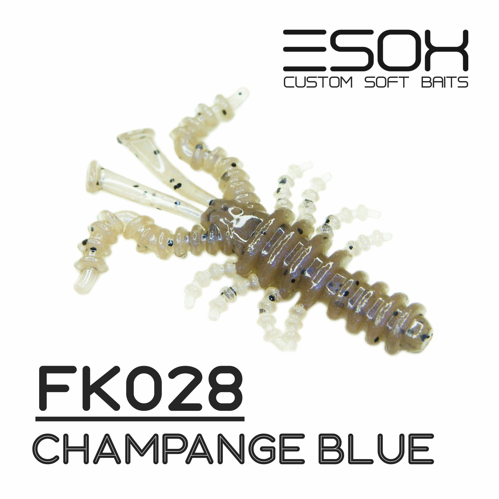 ESOX Musya 1.4" (35мм) 9шт. / Мягкая приманка для рыбалки