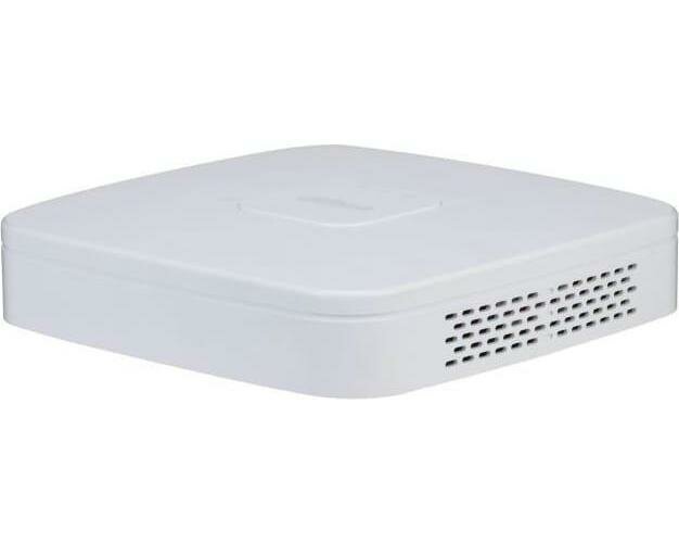 Видеорегистратор IP Dahua DHI-NVR2104-I2, 4-канальный 4K, H.265+, ИИ. Входящий поток до 80 Мбит/с; сжатие: H.265+, H.265, H.264+, H.264, MJPEG; разреш