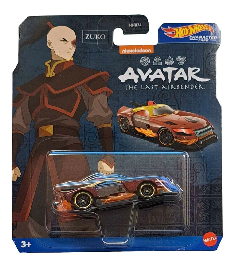 Машинка Mattel Hot Wheels Avatar Zuko HTT00