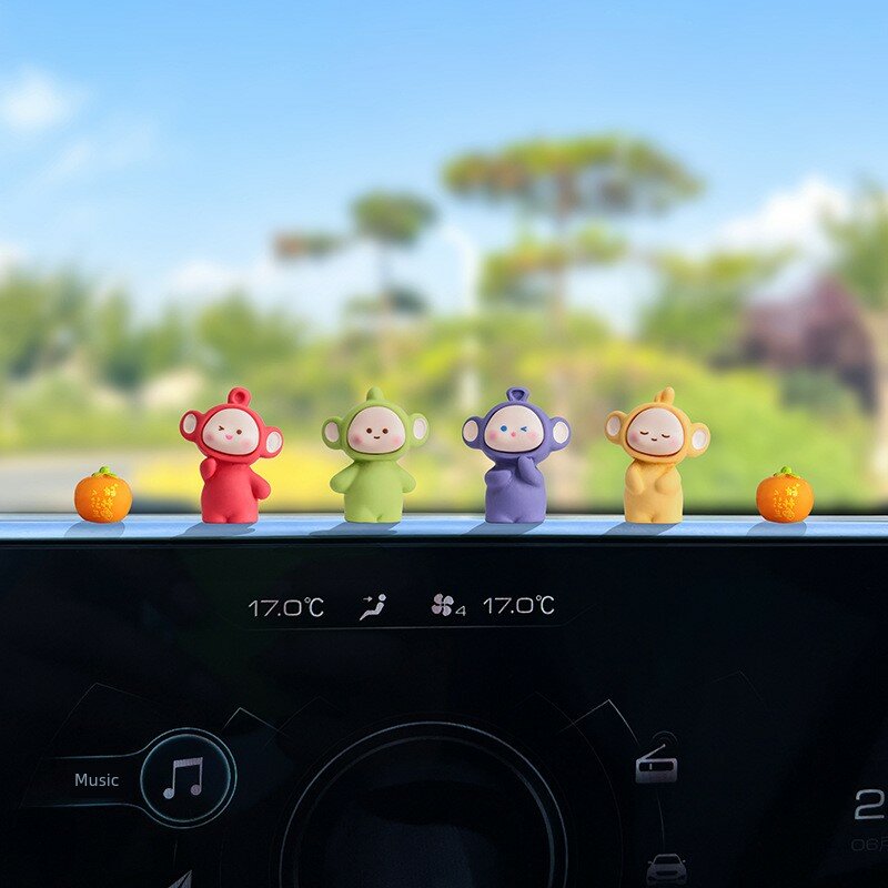 Набор Teletubbies 4 шт. с символом хурмы для автомобильной панели