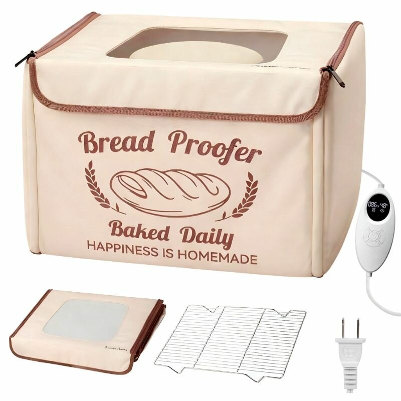 Термостатирующая расстойная шкаф для теста, с большой металлической сеткой, американский стандарт 110В (1 набор)