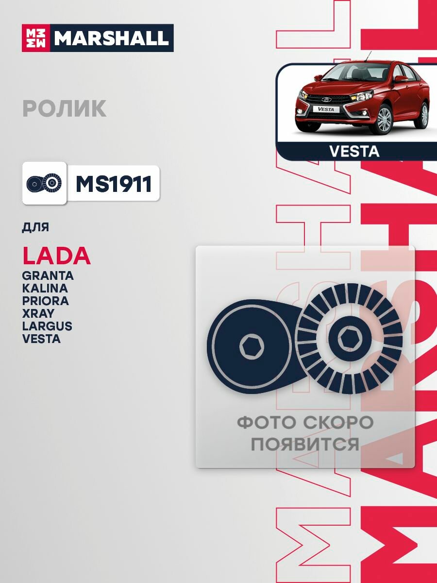 Ролик LADA Лада ВАЗ Granta Гранта, Kalina Калина, Largus Ларгус, Priora Приора, Vesta Веста, XRAY Иксрей 8450056634