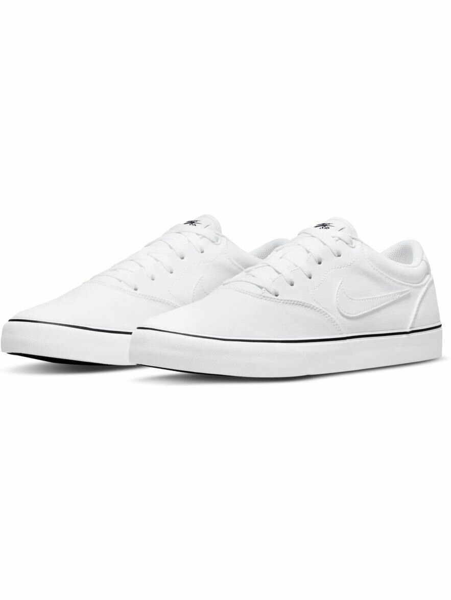 Кеды NIKE SB Chron 2 Canvas, полнота F, размер 5 US, белый — фото 1